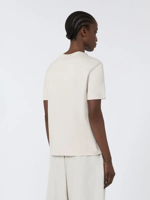 Max Mara Cotton And Modal T-shirt