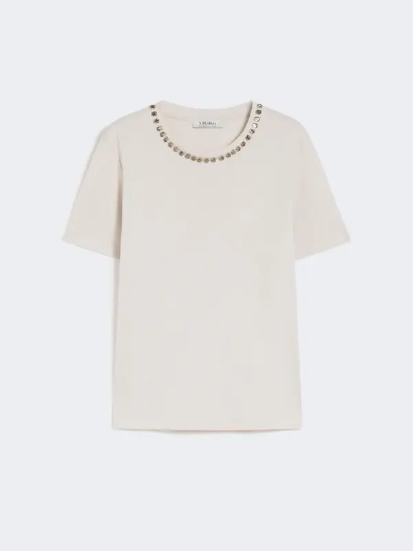 Max Mara Cotton And Modal T-shirt