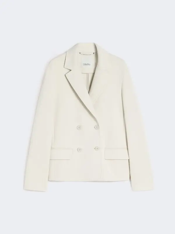 Max Mara Double-breasted Scuba Jersey Jacket