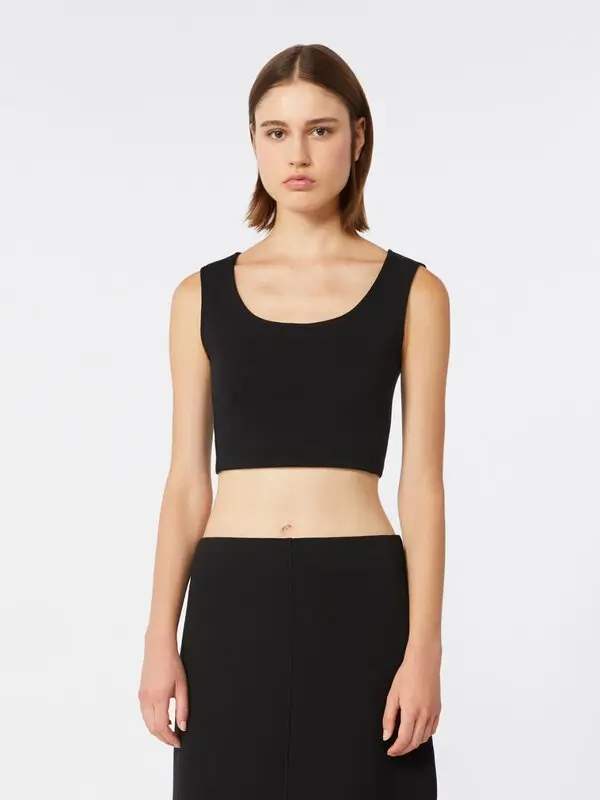 Max Mara Scuba Jersey Top