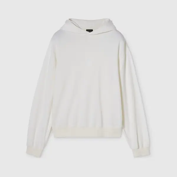 Gucci Cashmere Blend Sweatshirt With Embroidery
