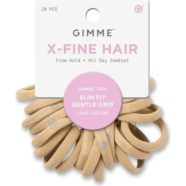 GIMME BEAUTY Extra Fine Hair Bands - Blonde