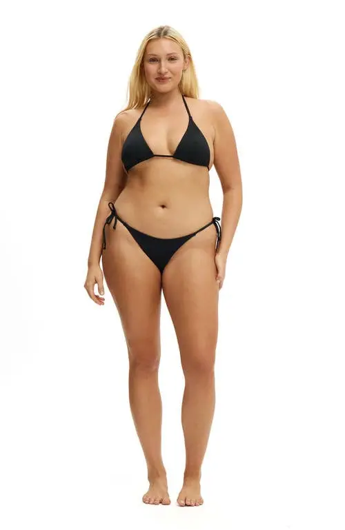 BODY Tie Side Brazilian Bikini Bottom - Black