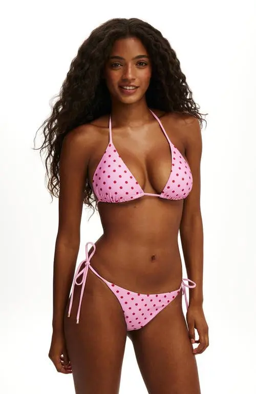 BODY String Tie Side Brazilian Bikini Bottom - Missy Spot Bon Bon