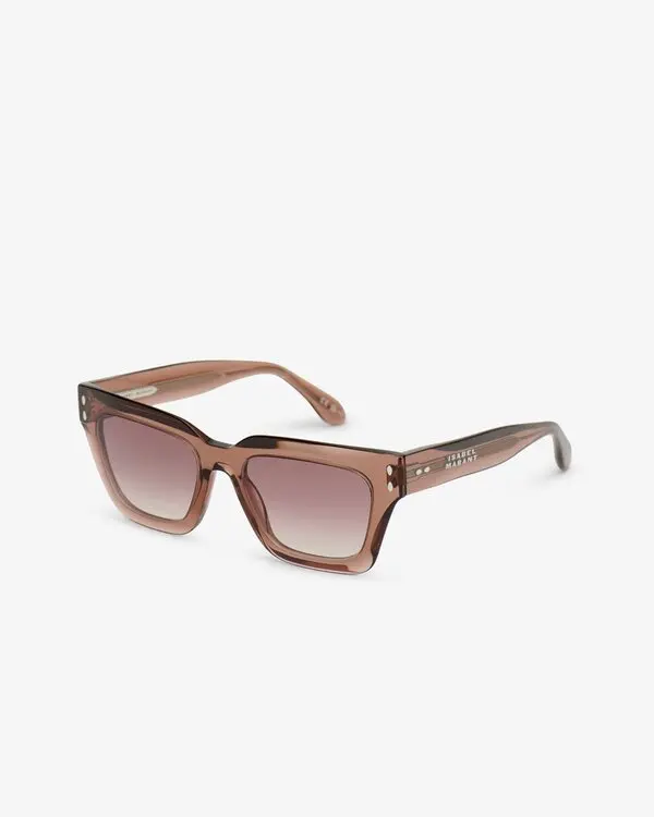 Isabel Marant Carmy Sunglasses - Brick/red Shaded