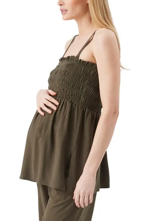 RIPE MATERNITY Ella Shirred Tunic