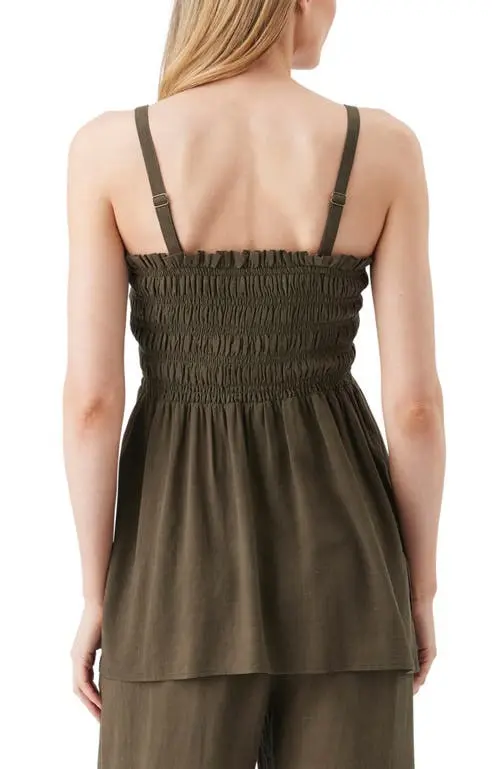 RIPE MATERNITY Ella Shirred Sleeveless Maternity Top