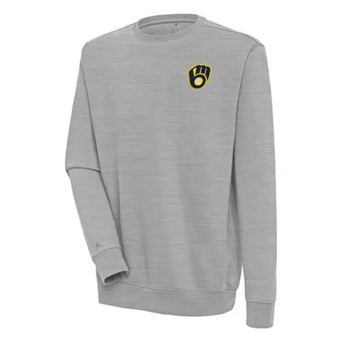 ANTIGUA Milwaukee Brewers Victory Pullover Sweatshirt