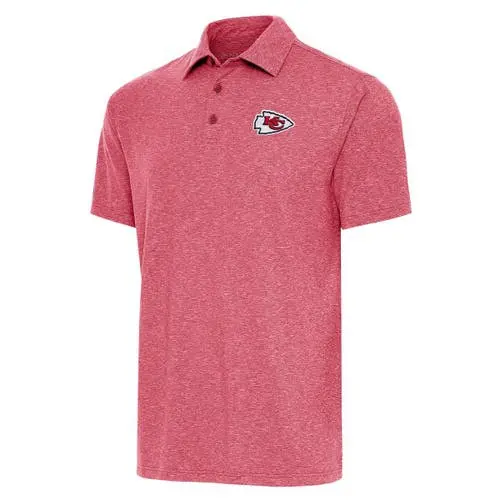 ANTIGUA Kansas City Chiefs Par Polo - Heather Red
