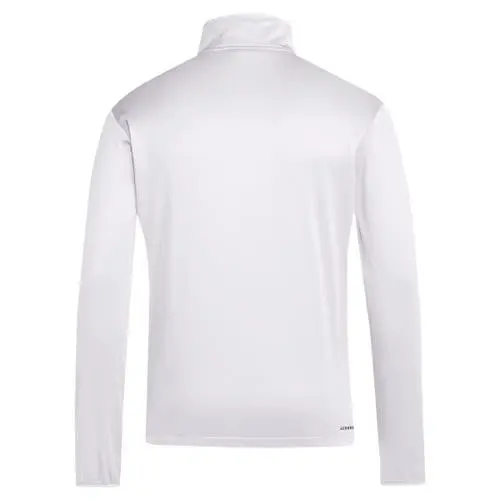 Adidas Washington Huskies 2024 Coaches Sideline Quarter-zip Top - White