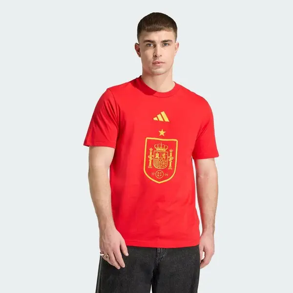 Adidas Spain National Team Fifa X World Cup Alphaskin Graphic T-shirt - Red