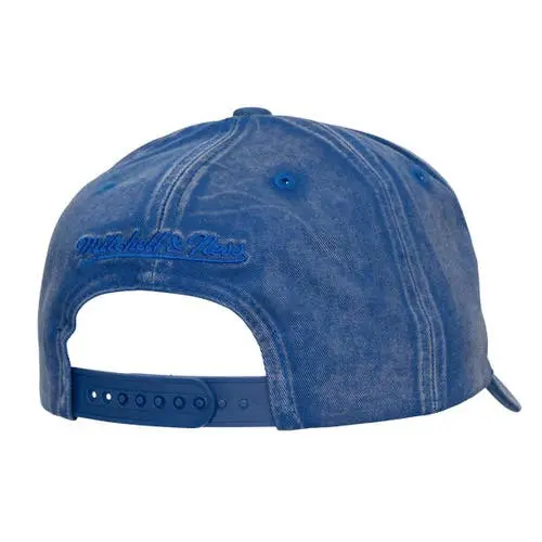 Mitchell & Ness New York Rangers Downtown Snow Wash Pro-crown Adjustable Hat - Blue