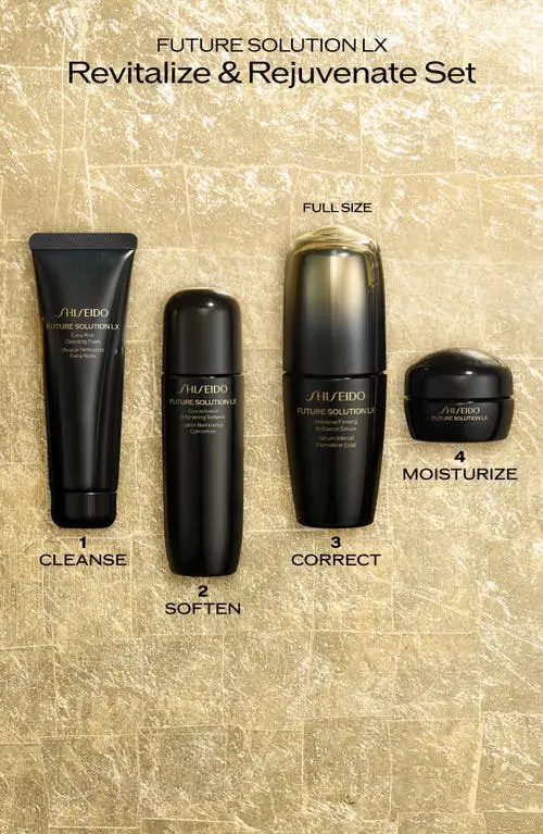 SHISEIDO Future Solution Lx Revitalize & Rejuvenate Set $514 Value