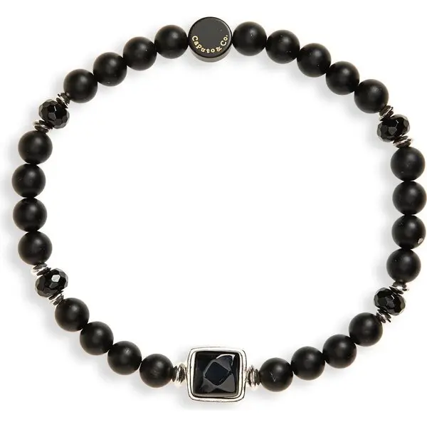 Caputo & Co Stone Beaded Stretch Bracelet