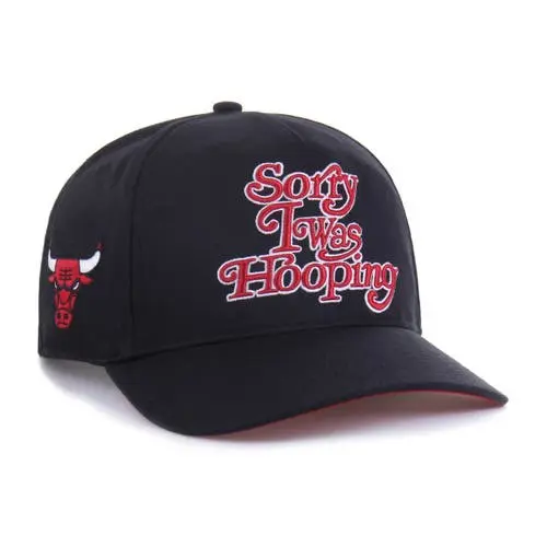 '47 Brand Seen Chicago Bulls Sorry I Was Hooping Hitch Adjustable Hat - Black