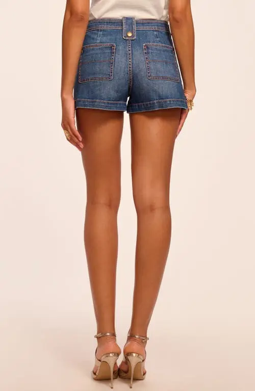Ramy Brook Gemma High Waist Denim Shorts