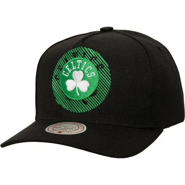 Mitchell & Ness Boston Celtics Tilted Pro Pinch Adjustable Hat