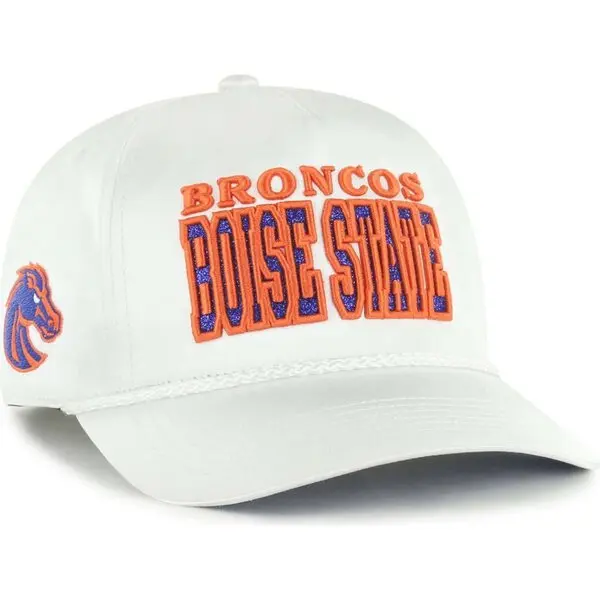 '47 47 Boise State Broncos Outspoken Hitch Adjustable Hat - White
