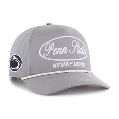 '47 Penn State Nittany Lions Contemporary Basics Foundational Rope Hitch Adjustable Hat - Gray