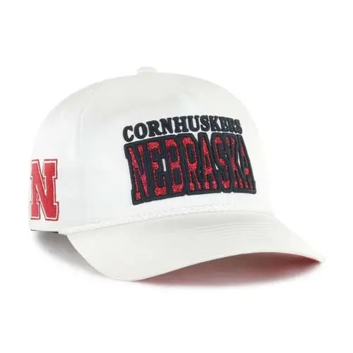 '47 47 Nebraska Huskers Outspoken Hitch Adjustable Cap - White