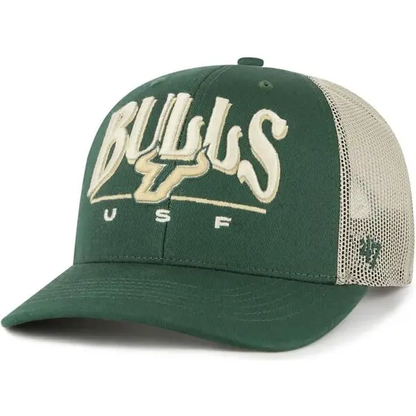 '47 South Florida Bulls Arid Trucker Hat - Green