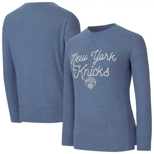 CONCEPTS SPORT New York Knicks Rigor Long Sleeve Jersey T-shirt - Royal