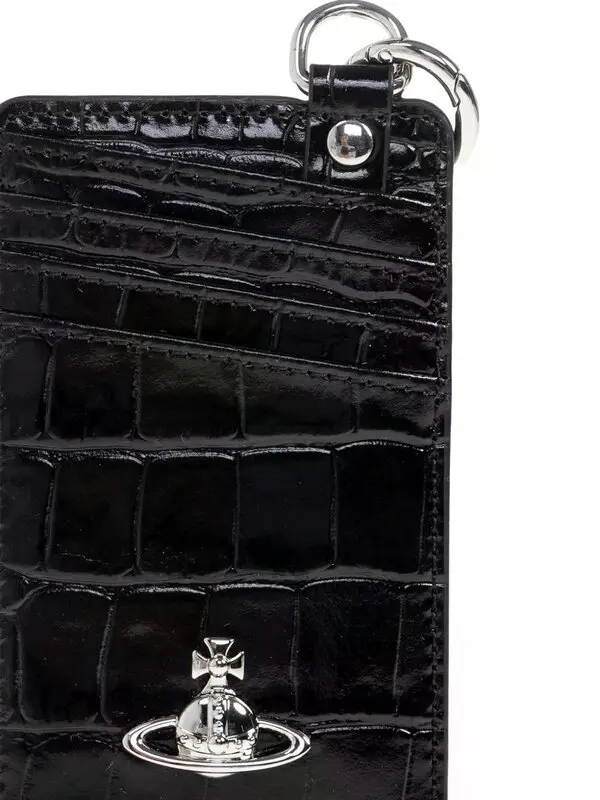 VIVIENNE WESTWOOD Orb-plaque Keyring Cardholder