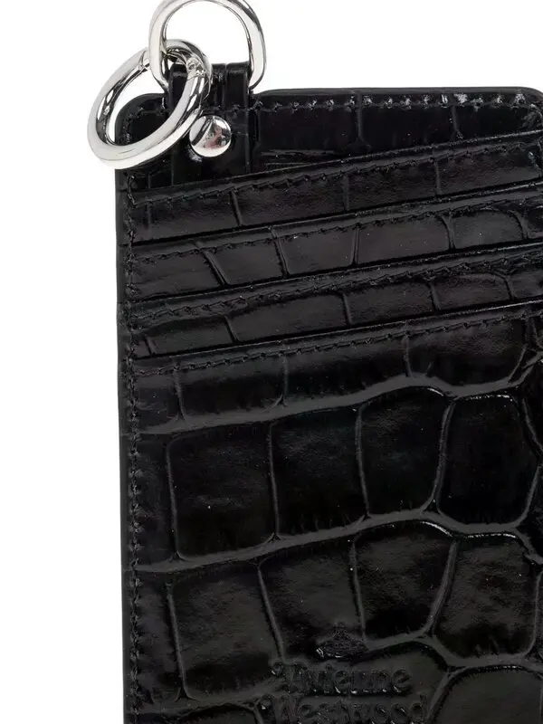 VIVIENNE WESTWOOD Orb-plaque Keyring Cardholder