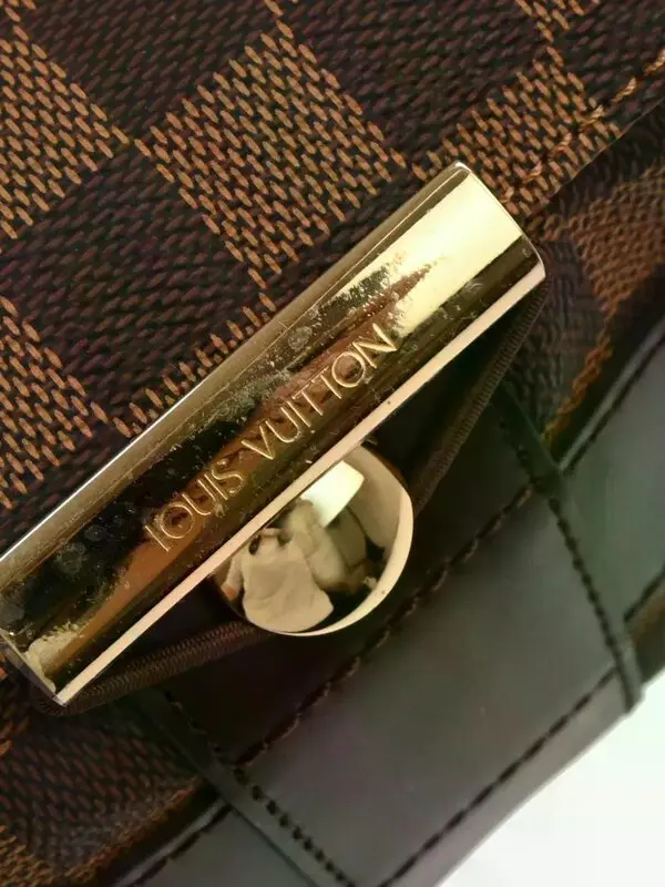 LOUIS VUITTON 2000 Damier Ebene Bastille Shoulder Bag