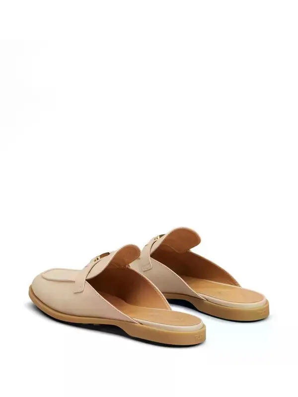 TOD'S Leather Mules - Neutrals