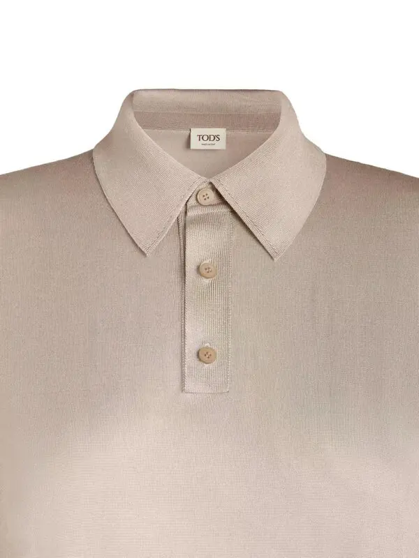 TOD'S Button-fastening Polo Shirt - Brown