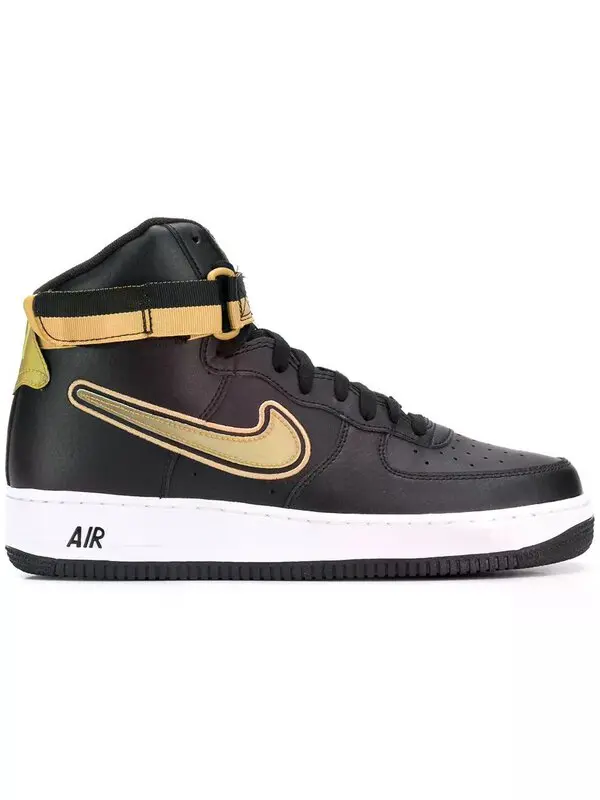 Nike Air Force 1 Hi-top Sneakers - Black