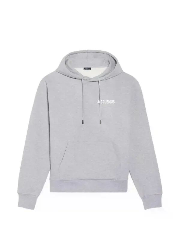 Jacquemus Logo-detail Hoodie - Grey