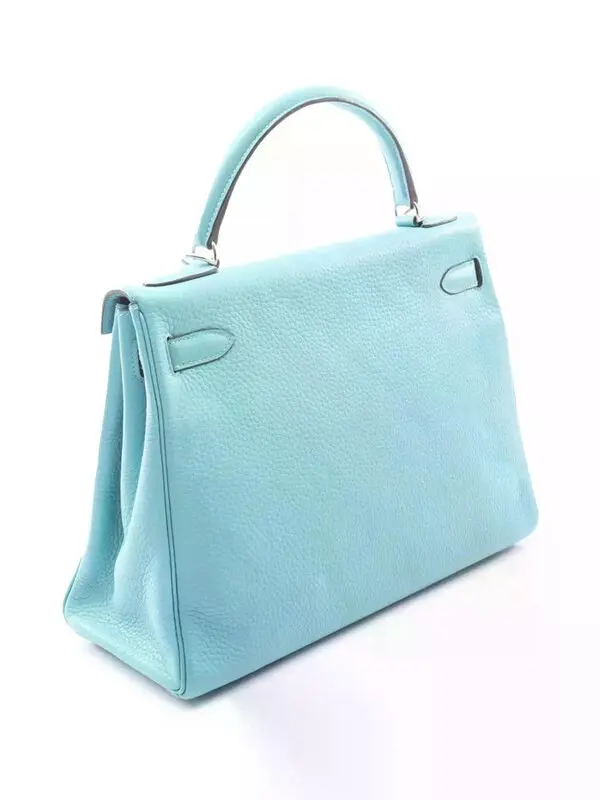 Hermès 2015 Clemence Kelly Ii Retourne 32 Handbag - Blue
