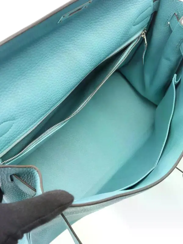 Hermès 2015 Clemence Kelly Ii Retourne 32 Handbag - Blue