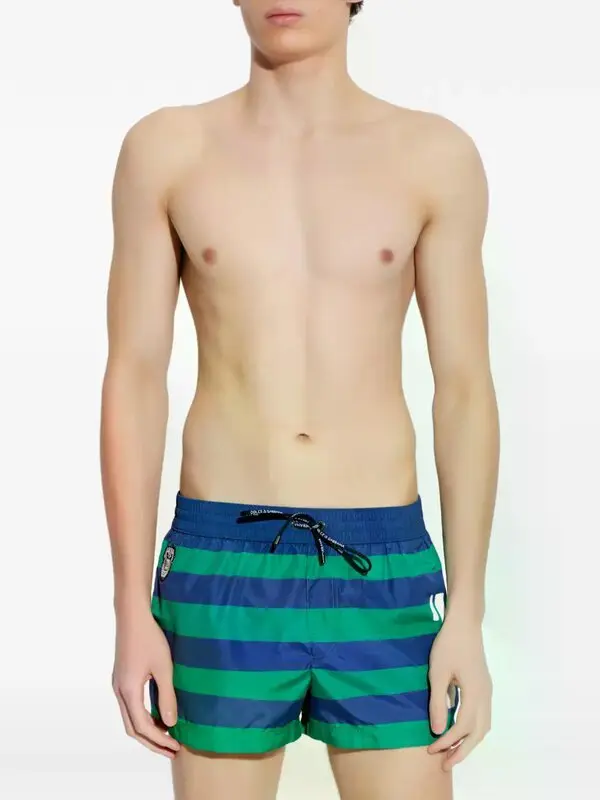 Dolce & Gabbana Striped Swim Shorts