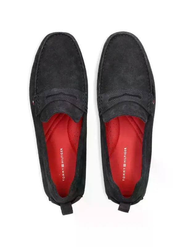 Tommy Hilfiger Suede Penny Loafers