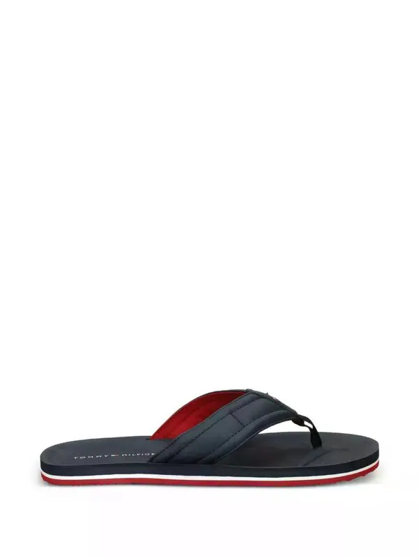 Tommy Hilfiger Padded-strap Slides - Blue