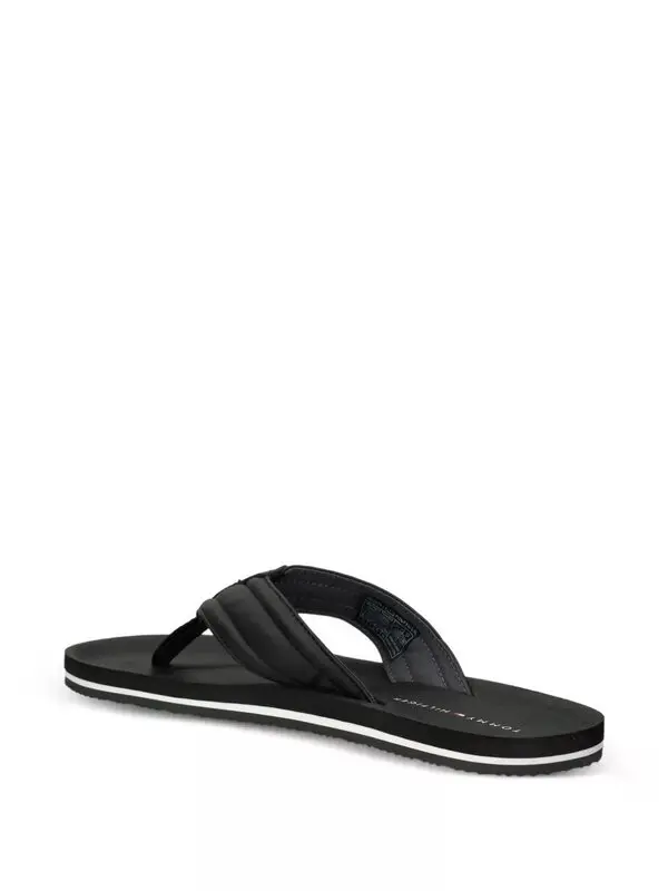 Tommy Hilfiger Padded Slides - Black