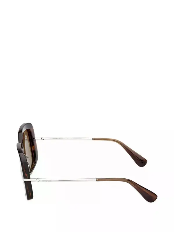 Max Mara Square-frame Sunglasses - Brown