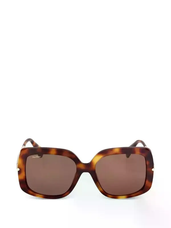 Max Mara Square-frame Sunglasses - Brown