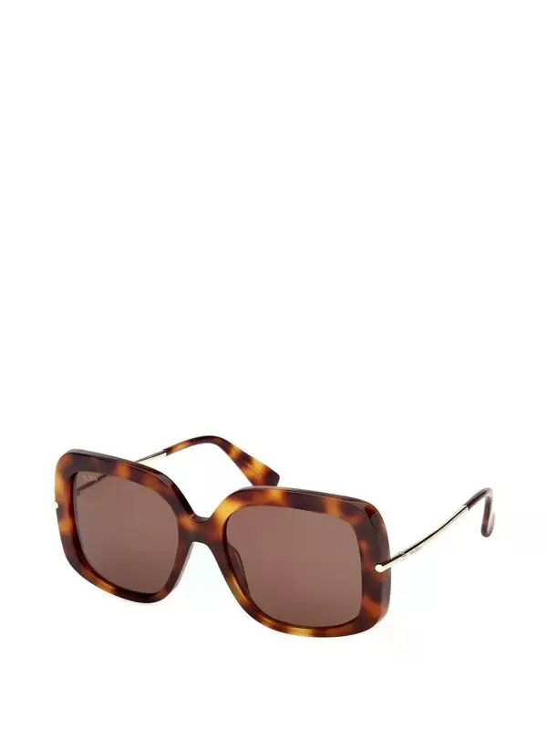 Max Mara Square-frame Sunglasses - Brown