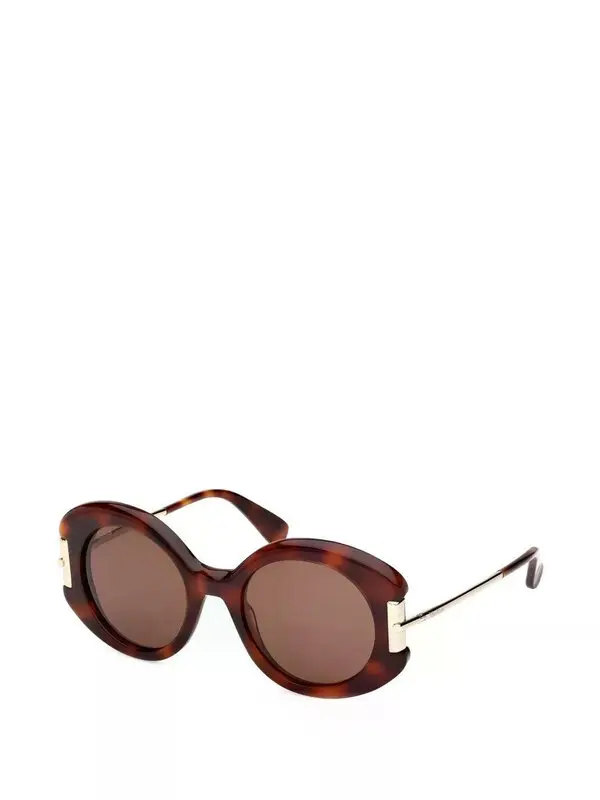 Max Mara Round-frame Sunglasses - Brown