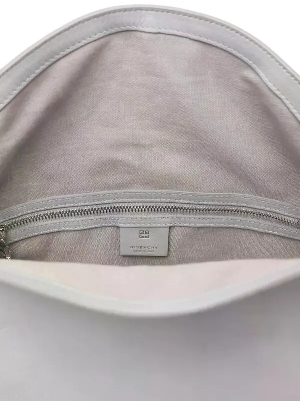 Givenchy Medium Voyou Leather Shoulder Bag - Grey