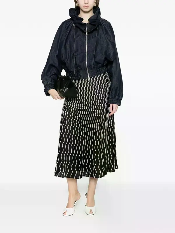Simkhai Patterned Skirt