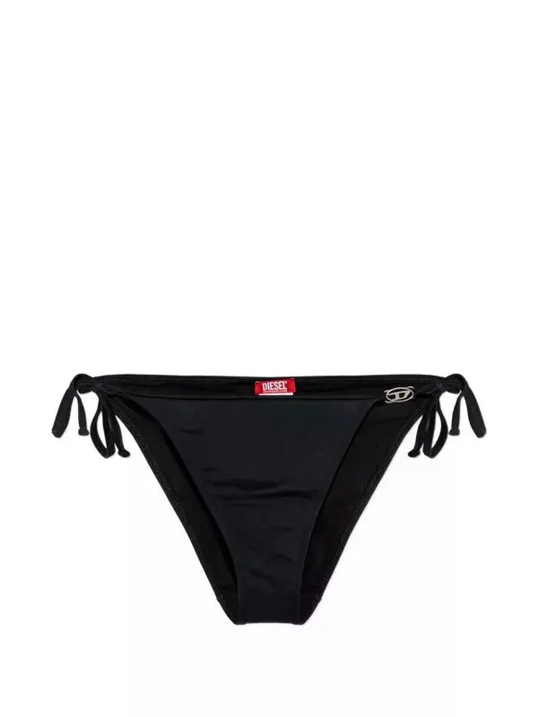 DIESEL® Bikini Bottoms With Tie Strings - Black