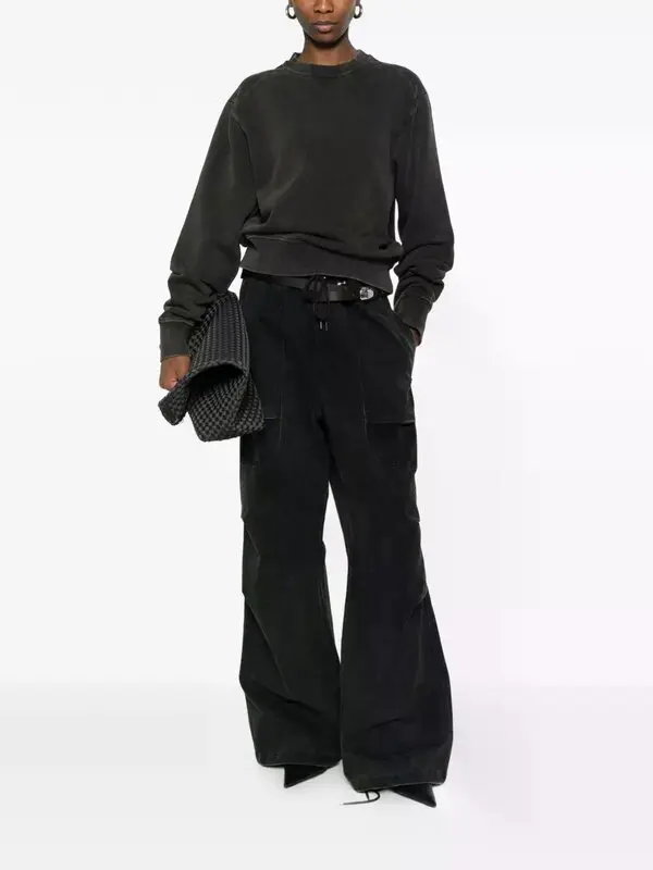 ENTIRE STUDIOS Seam Detail Sweatshirt - Black