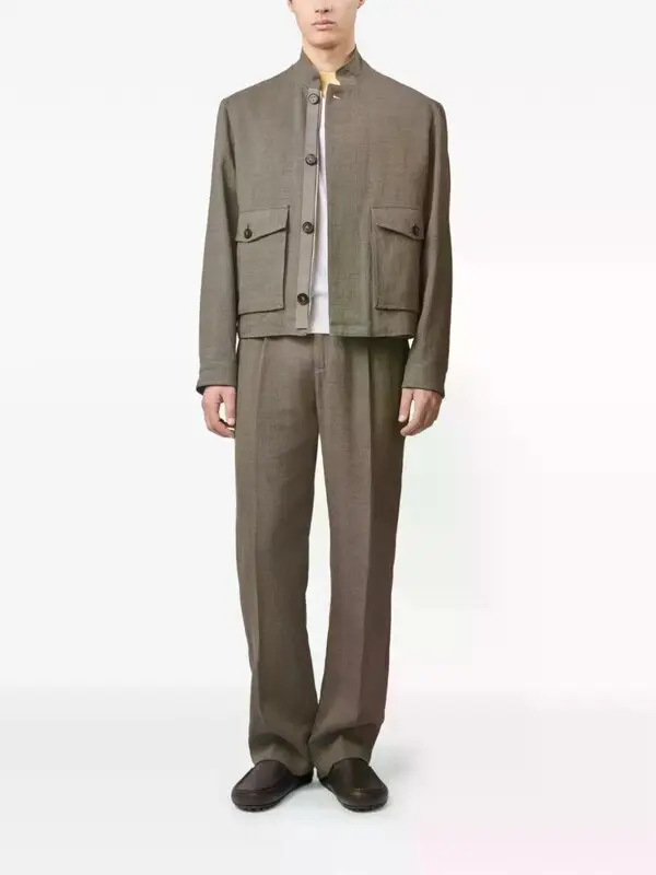 TOD'S Short Linen Jacket