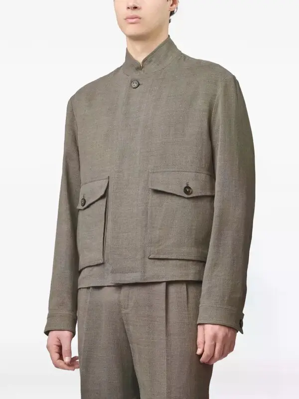 TOD'S Short Linen Jacket