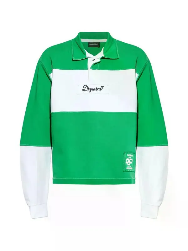 Dsquared2 College Colour-block Polo Shirt